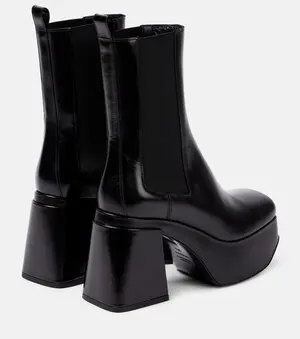 Dorothee Schumacher Platform Leather Chelsea Boots