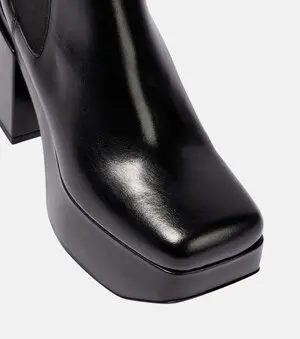 Dorothee Schumacher Platform Leather Chelsea Boots