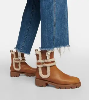 CHRISTIAN LOUBOUTIN Cl Chelsea Ankle Boots