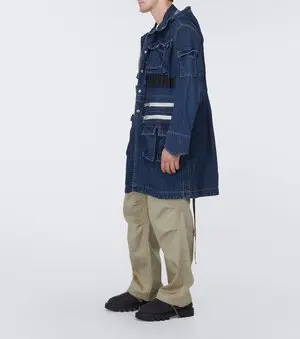 Sacai Padded Shearling Lined Slip-on Slippers