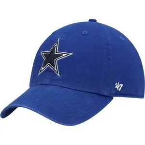 '47 Dallas Cowboys Primary Clean Up Adjustable Hat - Royal