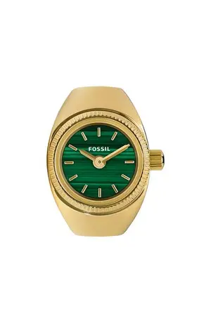 Fossil Ring Watch - Gold