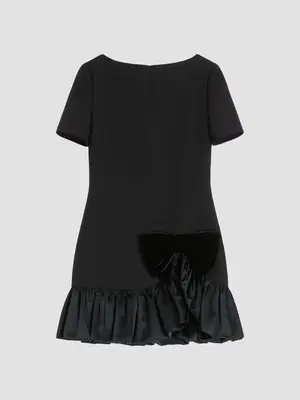 Valentino Garavani Crepe Couture Short Dress - Black