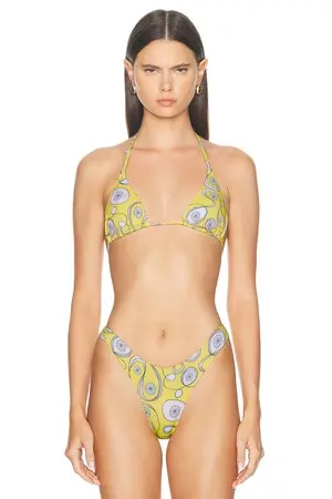 Heavy Manners Heavy Manners X Elsa Hosk Double String Bikini Top La Piscine