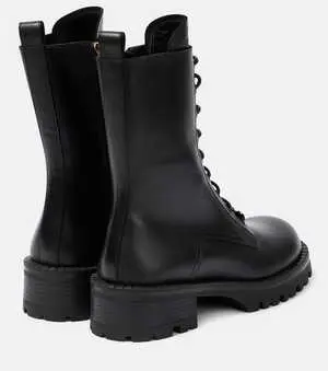 Versace Vagabond Leather Boots