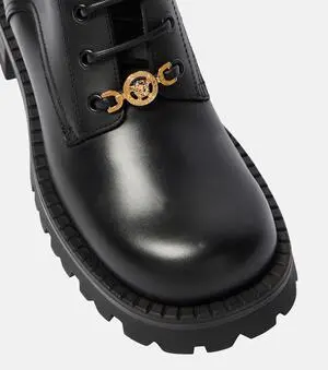 Versace Vagabond Leather Boots
