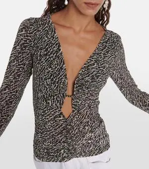 Isabel Marant Étoile Laura Printed Top - Multicoloured