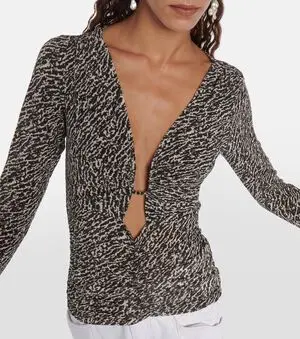 Isabel Marant Étoile Laura Printed Top