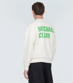 JW Anderson X Michael Clark Printed Cotton Jersey Sweatshirt