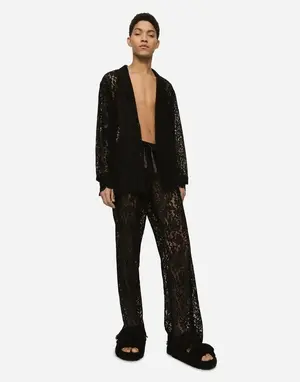 Dolce & Gabbana Cordonetto Lace Jogging Pants