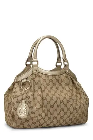 Gucci Original Gg Canvas Sukey Tote - Beige
