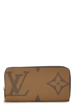 LOUIS VUITTON Monogram Reversed Giant Zippy Continental - Brown