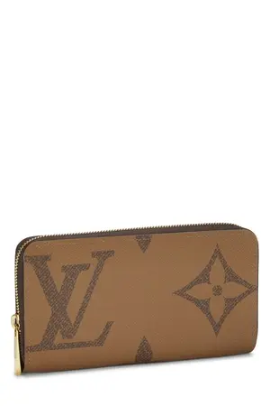 LOUIS VUITTON Monogram Reversed Giant Zippy Continental - Brown