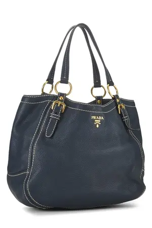 Prada Vitello Daino Sacca 2 Manici Top Handle Bag