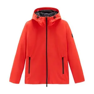 Woolrich Pacific Jacket In Tech Softshell Bright_brick