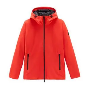 Woolrich Pacific Jacket In Tech Softshell Red