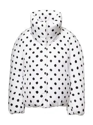 K*B様 Marni Oversized Polka Dot Down Marni Oversize Down Jacket With Polka Dots In White - 56% Off