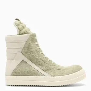 Rick Owens Acid High Trainer In Pony Skin - Green
