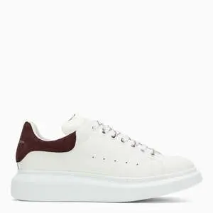 Alexander McQueen /burgundy Oversized Sneakers White