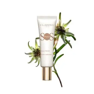 Clarins Sos Color Correcting + Hydrating Face Primer - White.