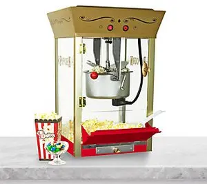 NOSTALGIA 53' Popcorn Cart With Candy Dispenser