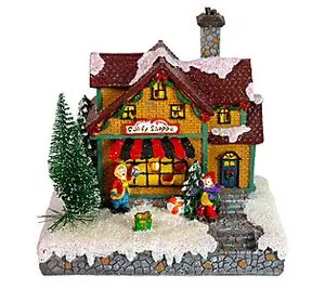 NORTHLIGHT Led Lighted Candy Shoppe Village Bui Ding