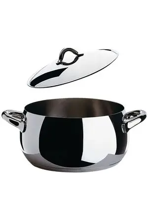 ALESSI Mami Stainless Steel Casserole Pot - Silver