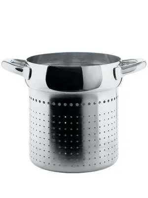 ALESSI Mami Stainless Steel Pierced Basket - Silver