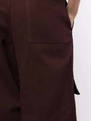 SA SU PHI Layered-effect Wide-leg Trousers