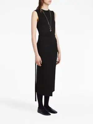 Proenza Schouler White Label Asymmetric Jersey Midi Dress