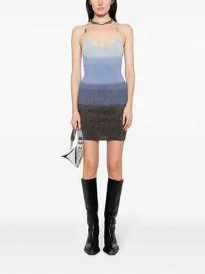 Gcds Striped Degradé Minidress