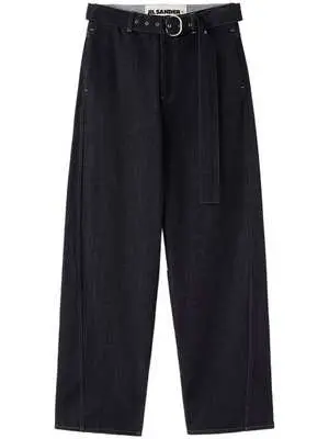 Jil Sander Belted Jeans For Men