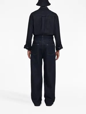 JIL SANDER Belted Wide-leg Jeans