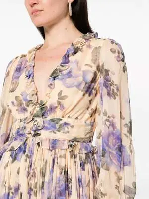 Zimmermann Lyrical Floral-print Minidress