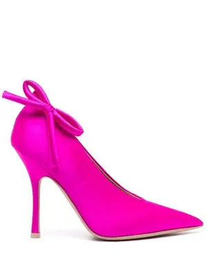 Valentino Garavani Nite-out 110mm Satin Pumps - Pink