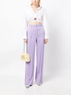 SELF-PORTRAIT Fluffy Bow Shoulder Bag