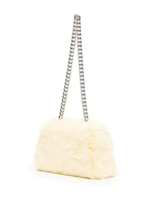 SELF-PORTRAIT Fluffy Bow Shoulder Bag