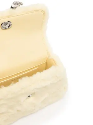 SELF-PORTRAIT Fluffy Bow Shoulder Bag