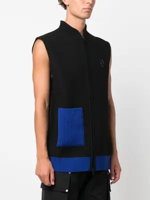 A-COLD-WALL* Panelled Merino Wool Gilet