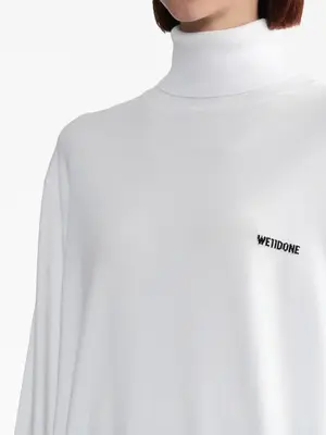 We11Done Logo-embroidered Roll-neck Jumper