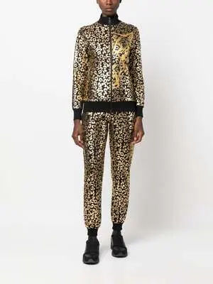 PLEIN SPORT Leopard-print Tracksuit Set