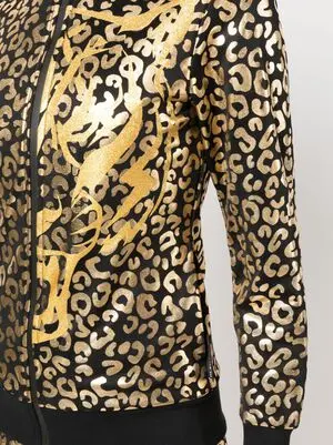 PLEIN SPORT Leopard-print Tracksuit Set