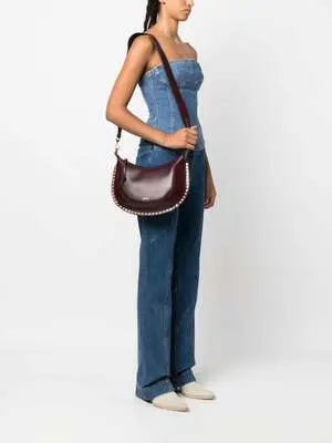 Isabel Marant Étoile Naoko Leather Shoulder Bag - Red