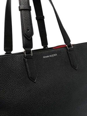 Alexander McQueen The Edge Leather Tote Bag