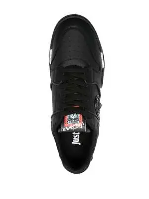 Just Cavalli Logo-patch Leather Sneakers