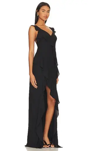 Amanda Uprichard Cantara Gown - Black