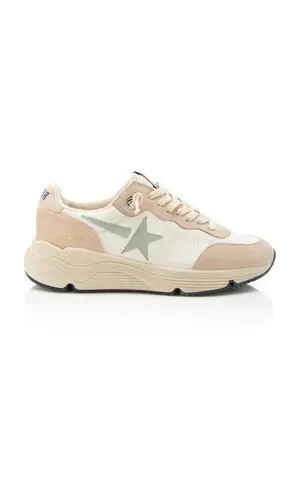GOLDEN GOOSE Running Leather Sneakers - Tan