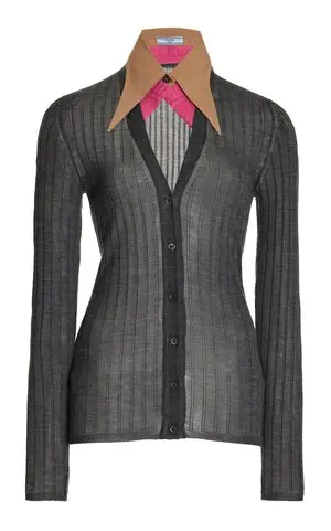 Prada Collared Cardigans For Women