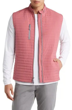 Johnnie-o Crosswind Quilted Performance Vest - Bandana