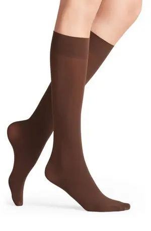 Falke Pure Matte Knee High Socks Brenda